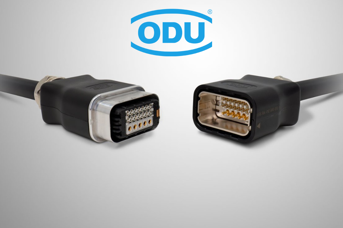 ODU introduces modular push-lock in-line receptacle for tool-free cable ...